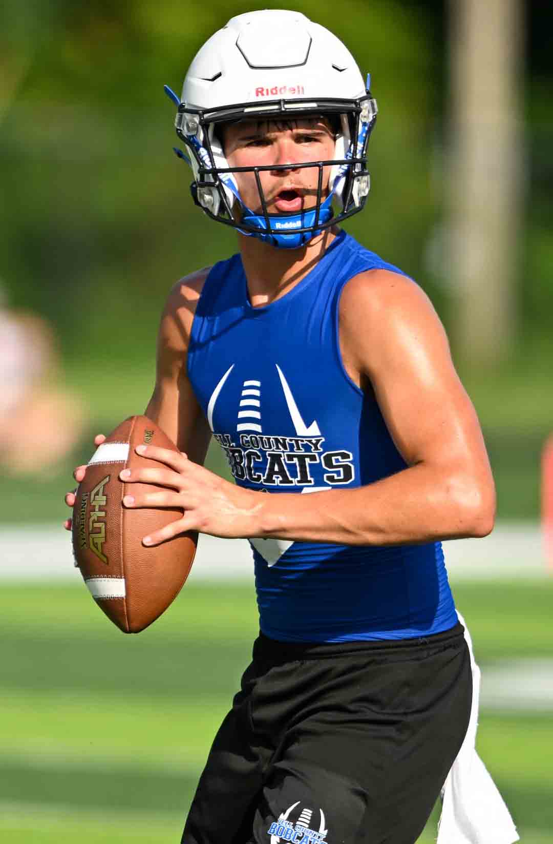 Miller, Burnett team for 5 TDs as Bobcats roll past Perry Central ...